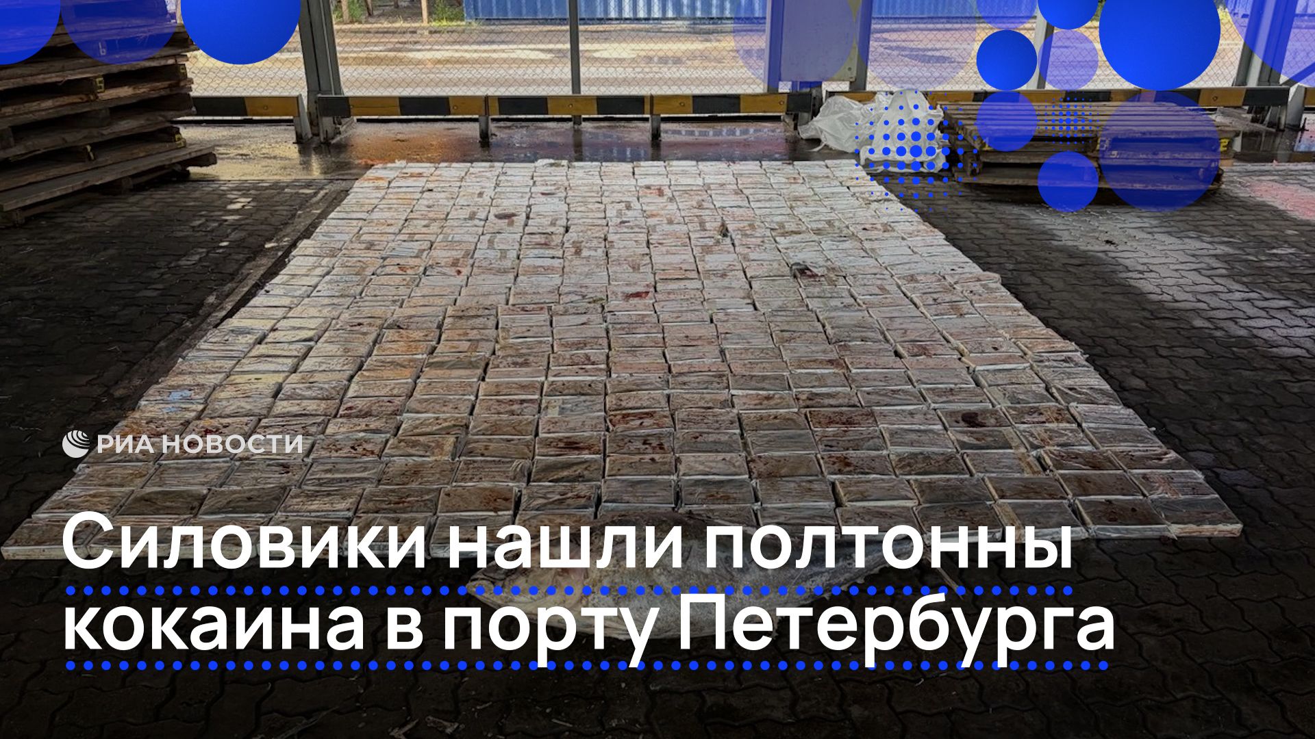 Силовики нашли полтонны кокаина в порту Петербурга