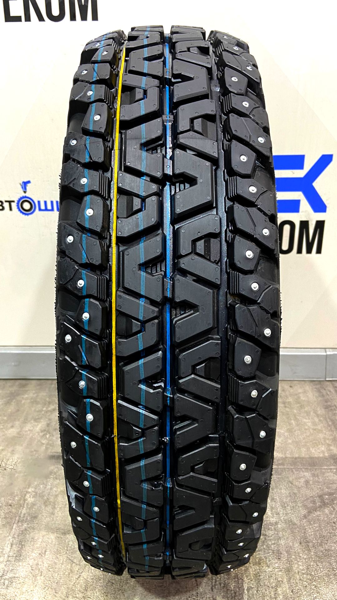 Ошиповка внедорожной шины Кама Flame M/T