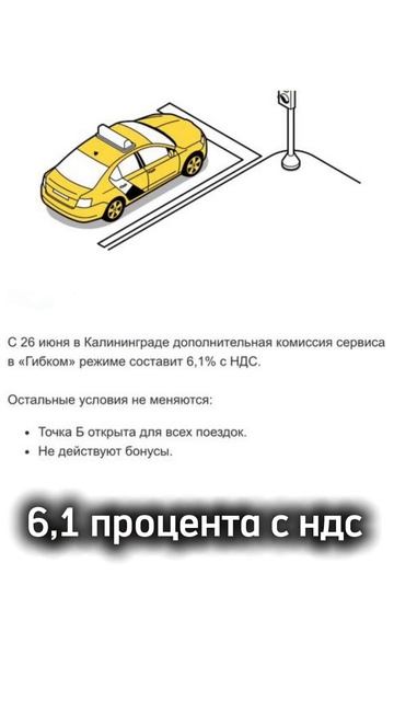 Дополнительная комиссия сервиса в режиме «Гибкий» в Калининграде.