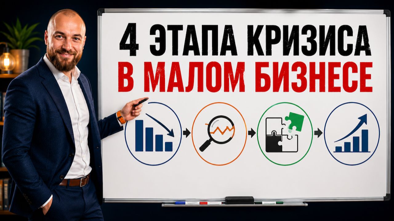 4 этапа кризиса в малом бизнесе