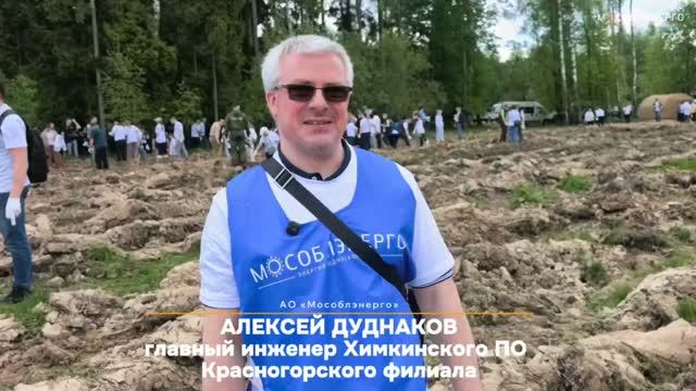 16.05.2026. Работники АО "Мособлэнерго" приняли участие в международной акции "Сад памяти"