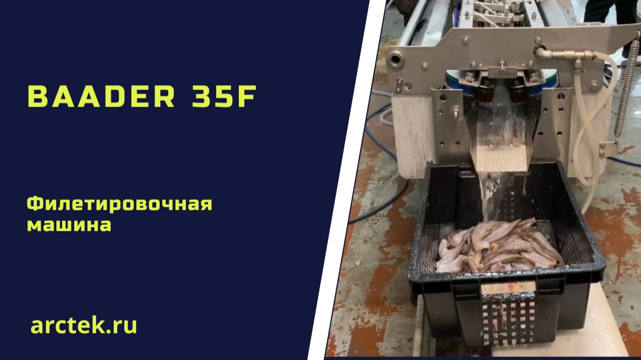 Baader 35 F Разделка путассу на филетировочной машине