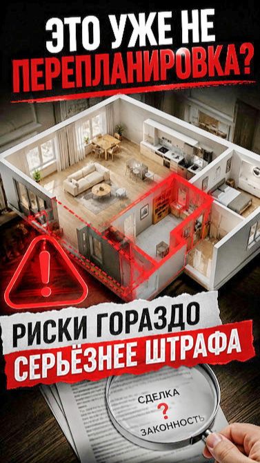 Нашли квартиру с перепланировкой? Не спешите выяснять, какой будет штраф.
