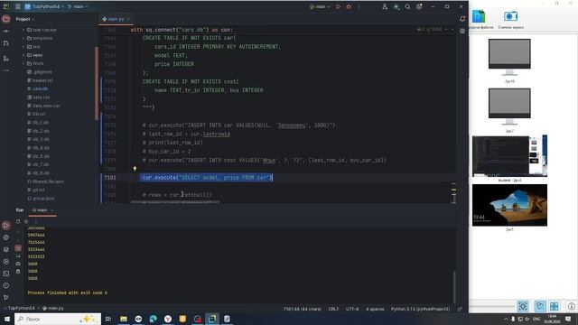 137 Python, 30.06.2026,  95 пара