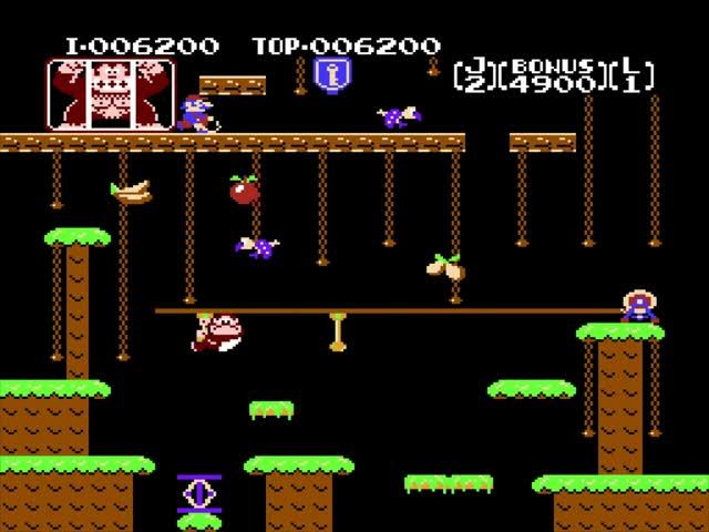 TAS, (NES) Donkey Kong Jr. - "all fruits" in 01m 13.146s by SelflessVanity