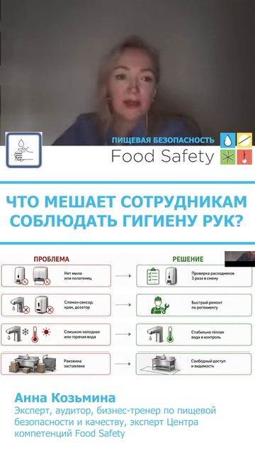 ЛИЧНАЯ ГИГИЕНА И САНИТАРНО-ТЕХНИЧЕСКОЕ ОБОРУДОВАНИЕ ДЛЯ ПЕРСОНАЛА