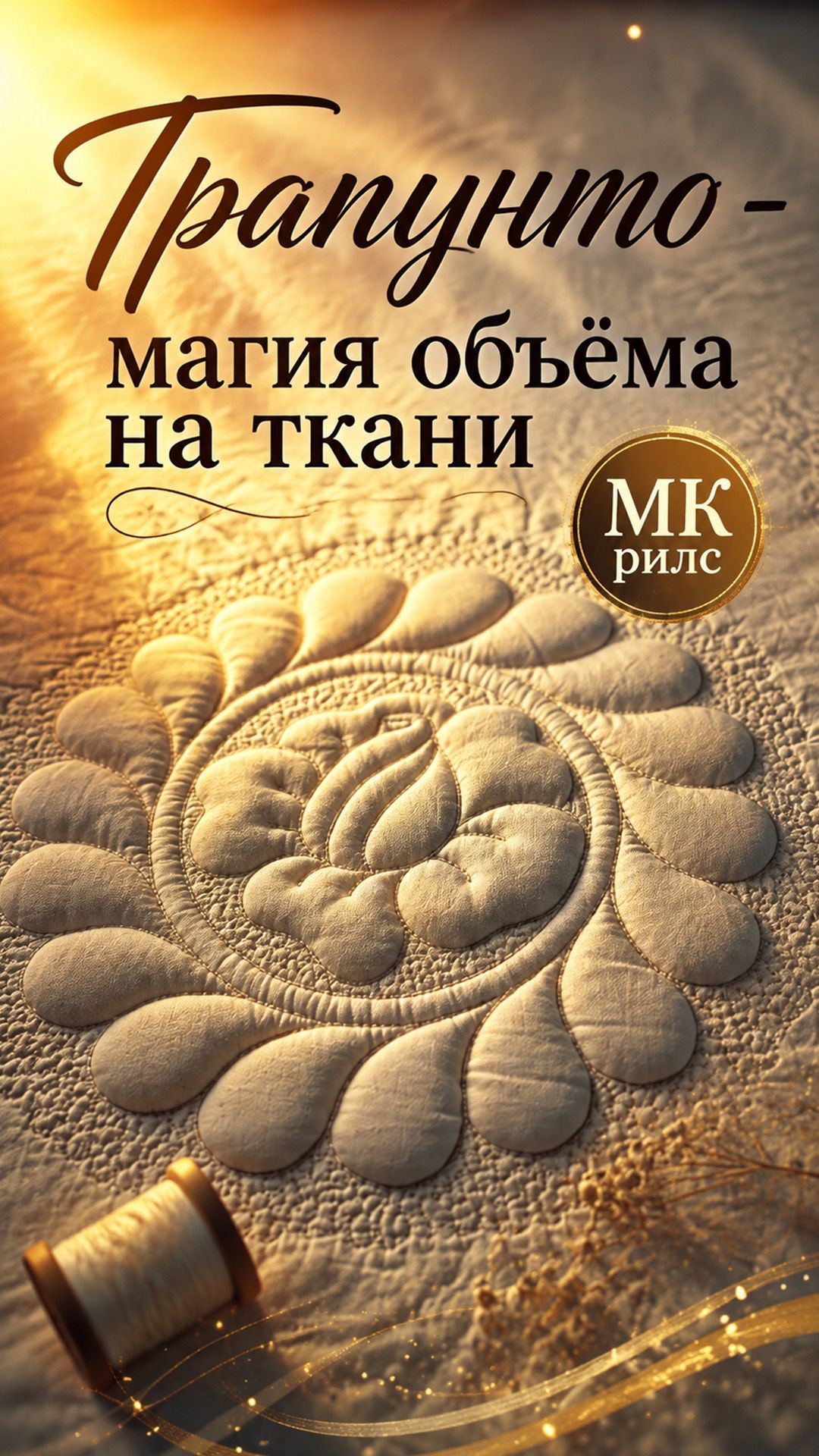 Трапунто - магия объёма на ткани
