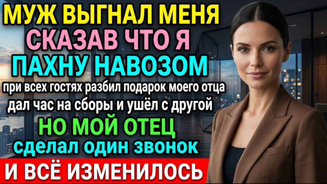 Истории из жизни Муж назвал моего отца нищим столяром… Утром всё его небо рухнуло. Аудиорассказы