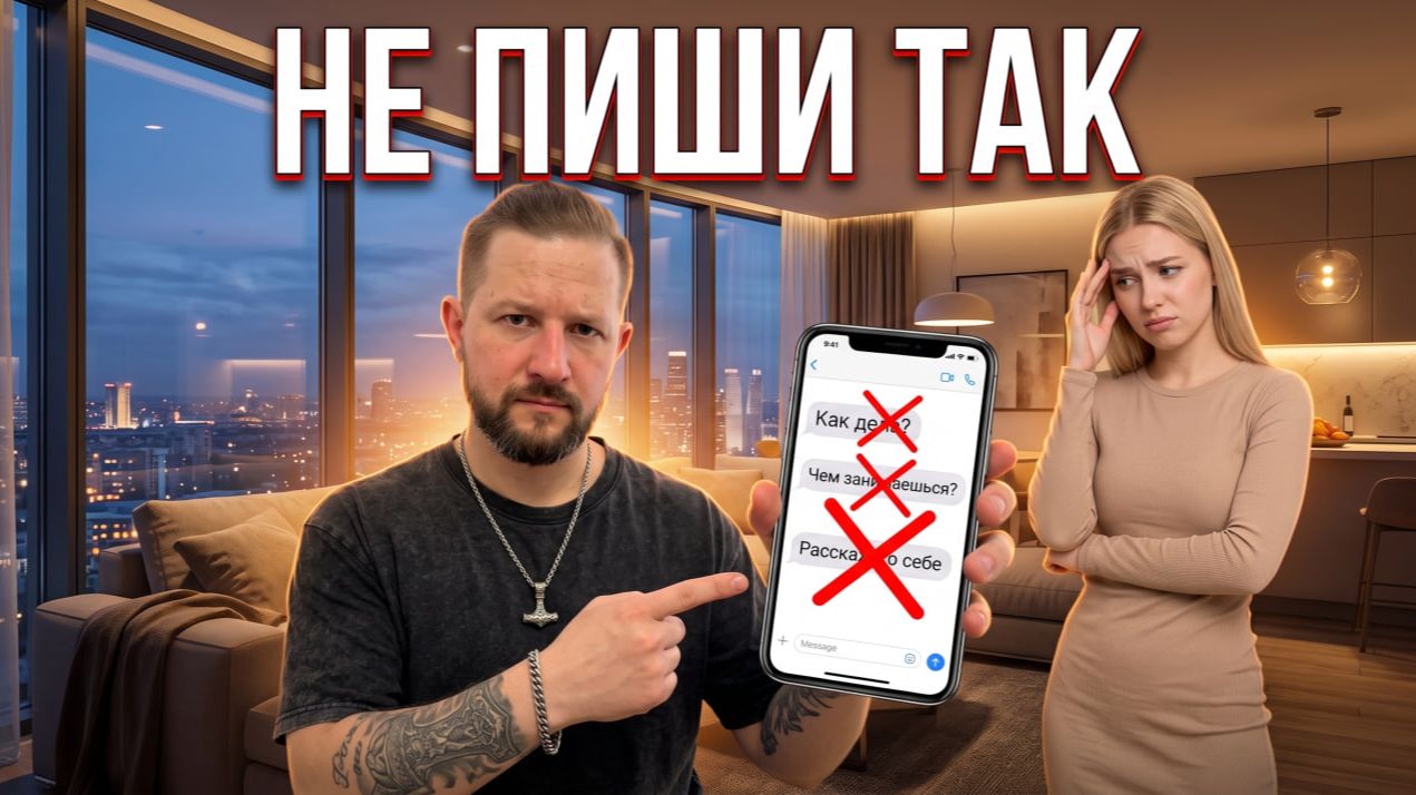 Не пиши «Как дела», если хочешь свидание. Замени на ЭТО