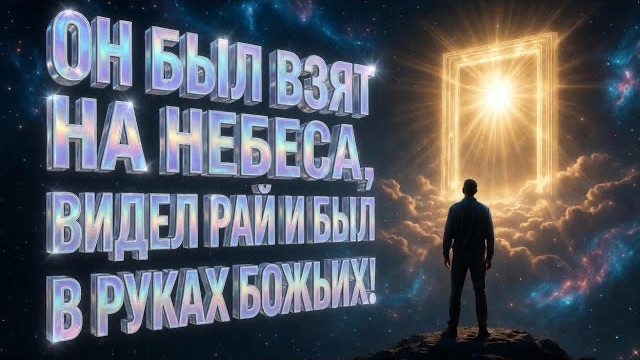 СВИДЕТЕЛЬСТВО: ОН БЫЛ ВЗЯТ НА НЕБЕСА, ВИДЕЛ РАЙ И БЫЛ НА РУКАХ БОЖЬИХ. Оксана