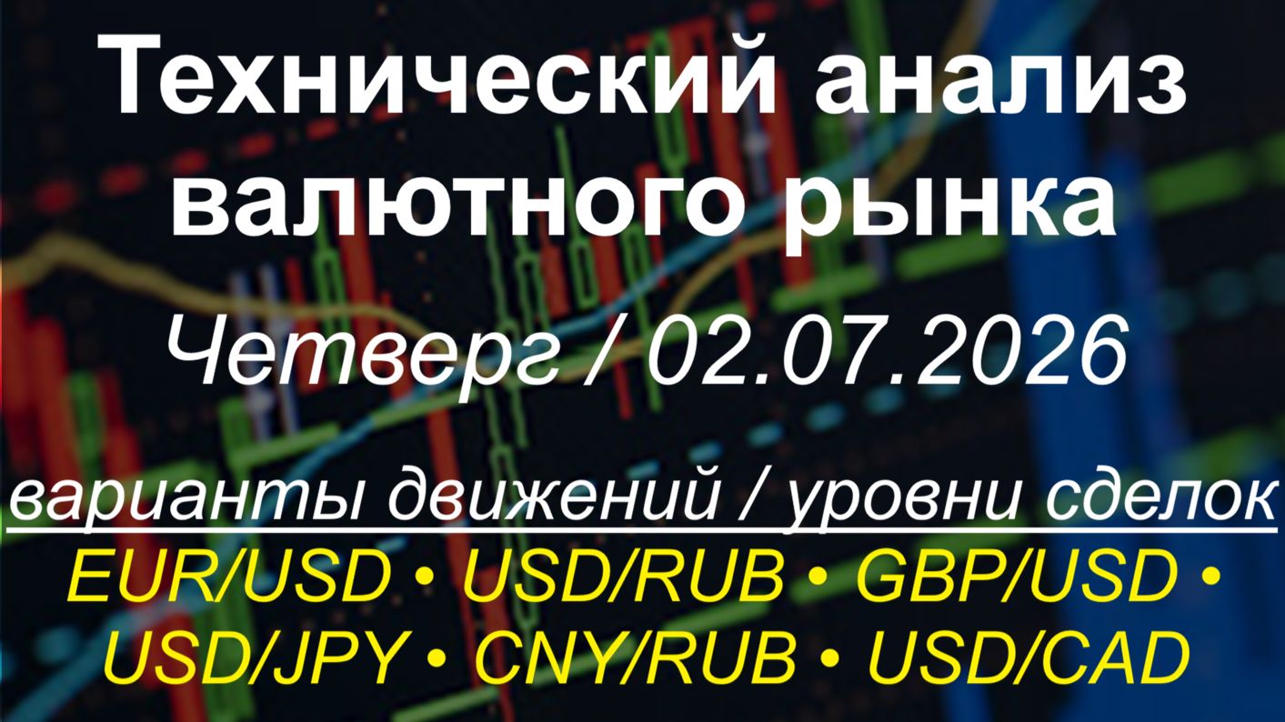 Технический анализ валютного рынка 02.07.2026