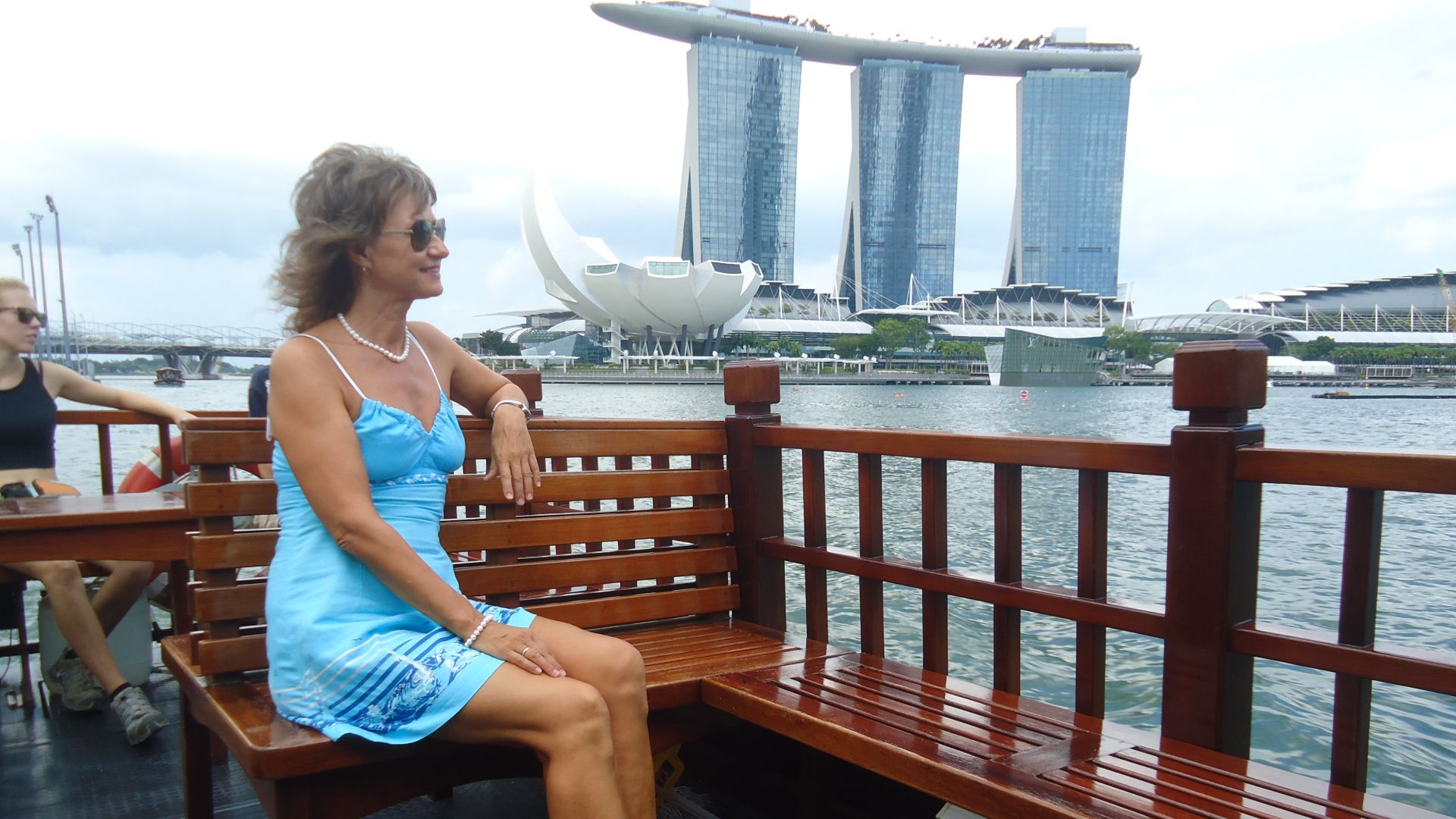 Речной круиз на кораблике (Singapore River Cruise). Сингапур.