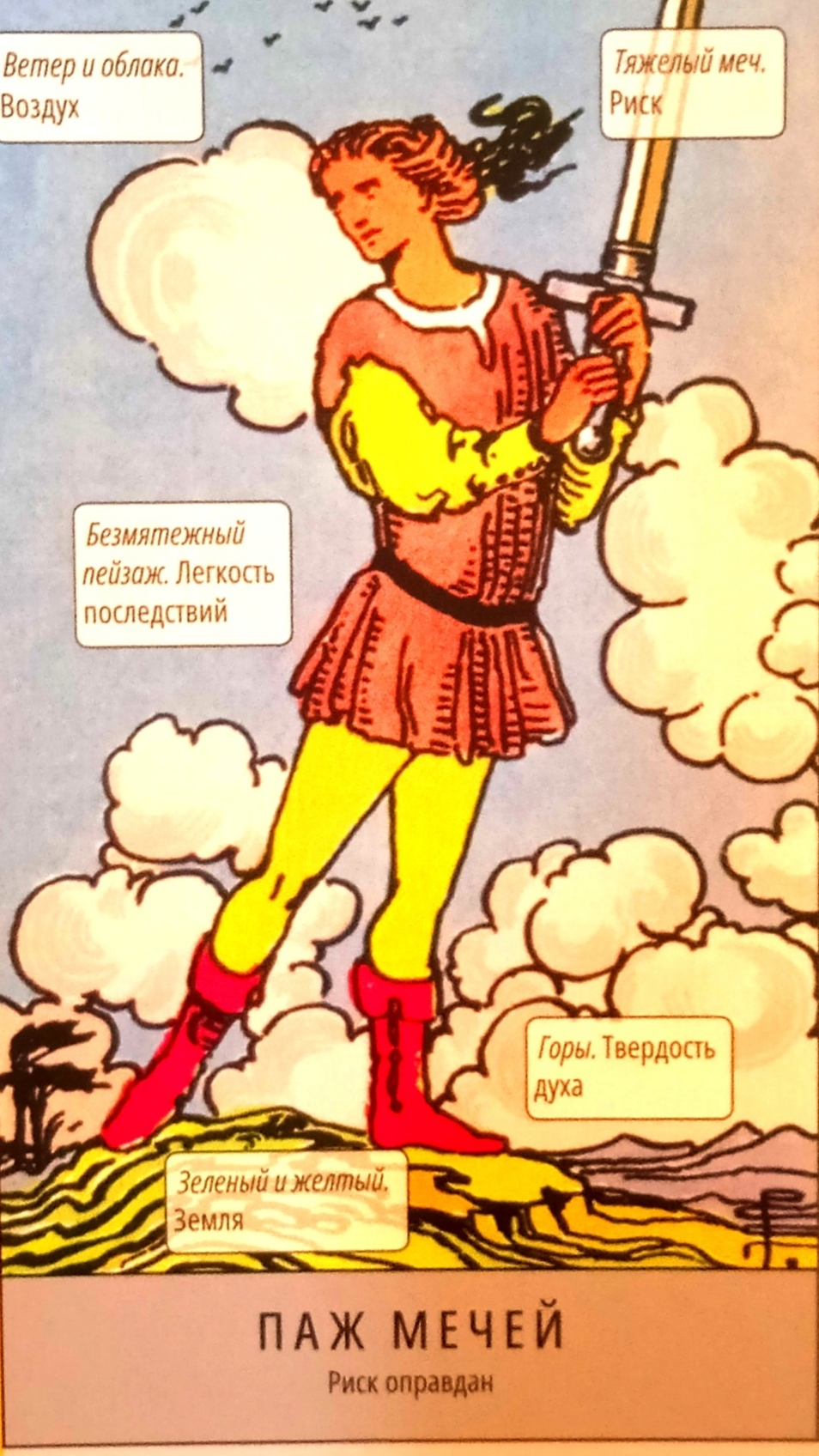 МИР ТАРО. ПАЖ МЕЧЕЙ