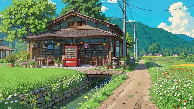 Японская Деревня Lo fi City🌃 Lofi Beats для сна, расслабления Lofi music Lofi Live Лофи Хип Хоп