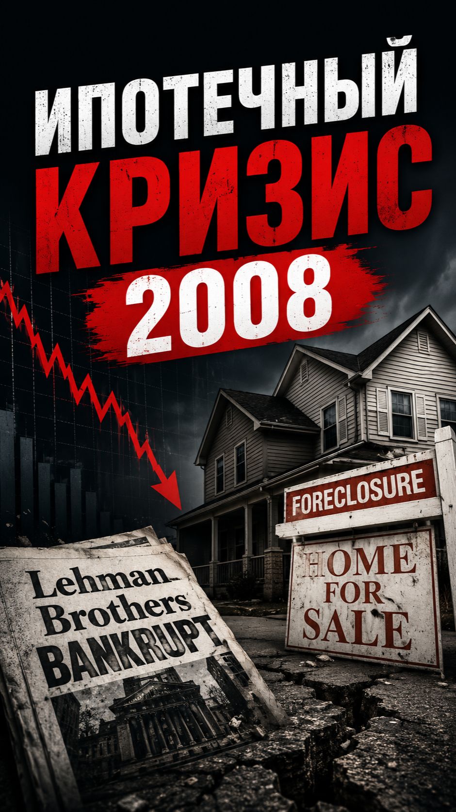 История кризиса 2008 года за 3 минуты