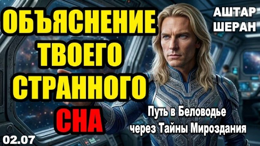 Помнишь тот странный сон недавно? Пришло время его понять | АШТАР ШЕРАН ПРЕДУПРЕЖДАЕТ