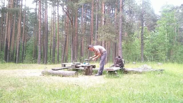 природа, речка, гроза, дождь, выживаем какможем