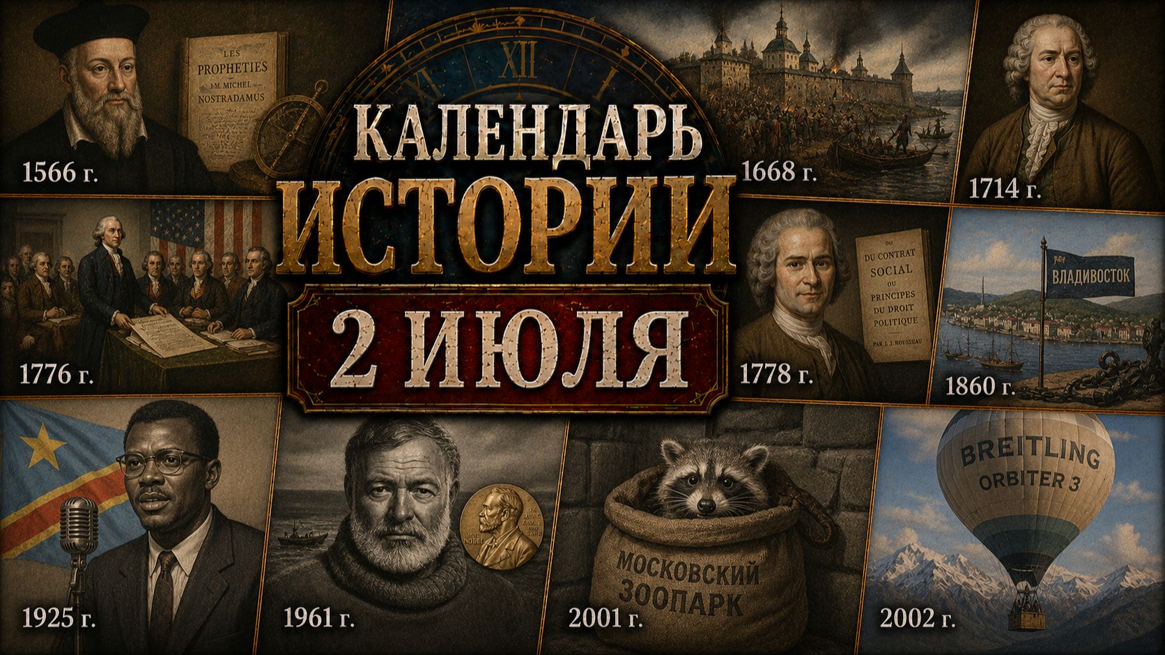 КАЛЕНДАРЬ ИСТОРИИ 2 ИЮЛЯ