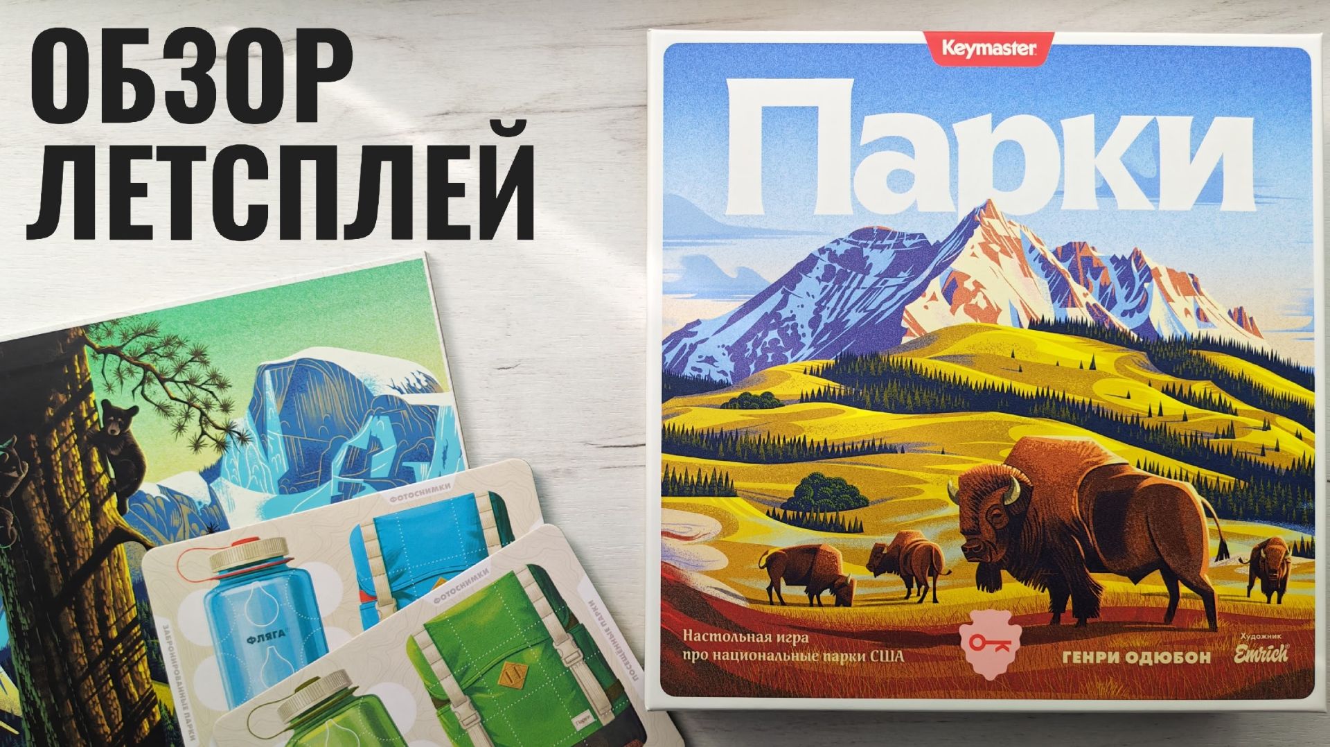Парки 🦊 играем в настольную игру