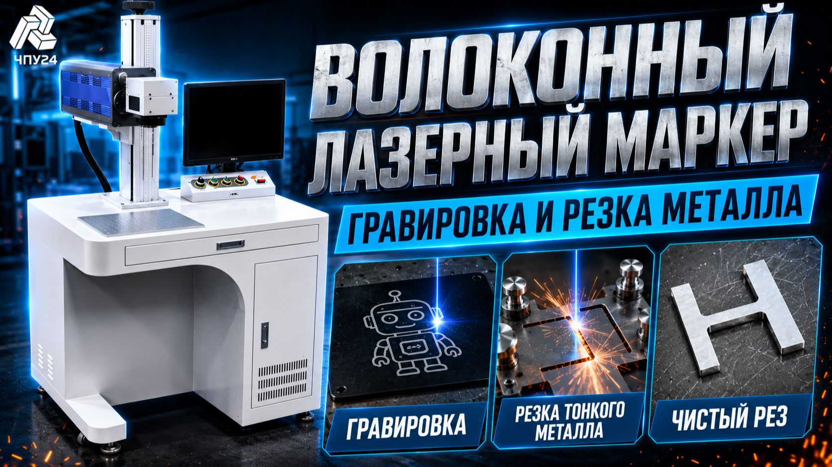Волоконный лазерный маркер