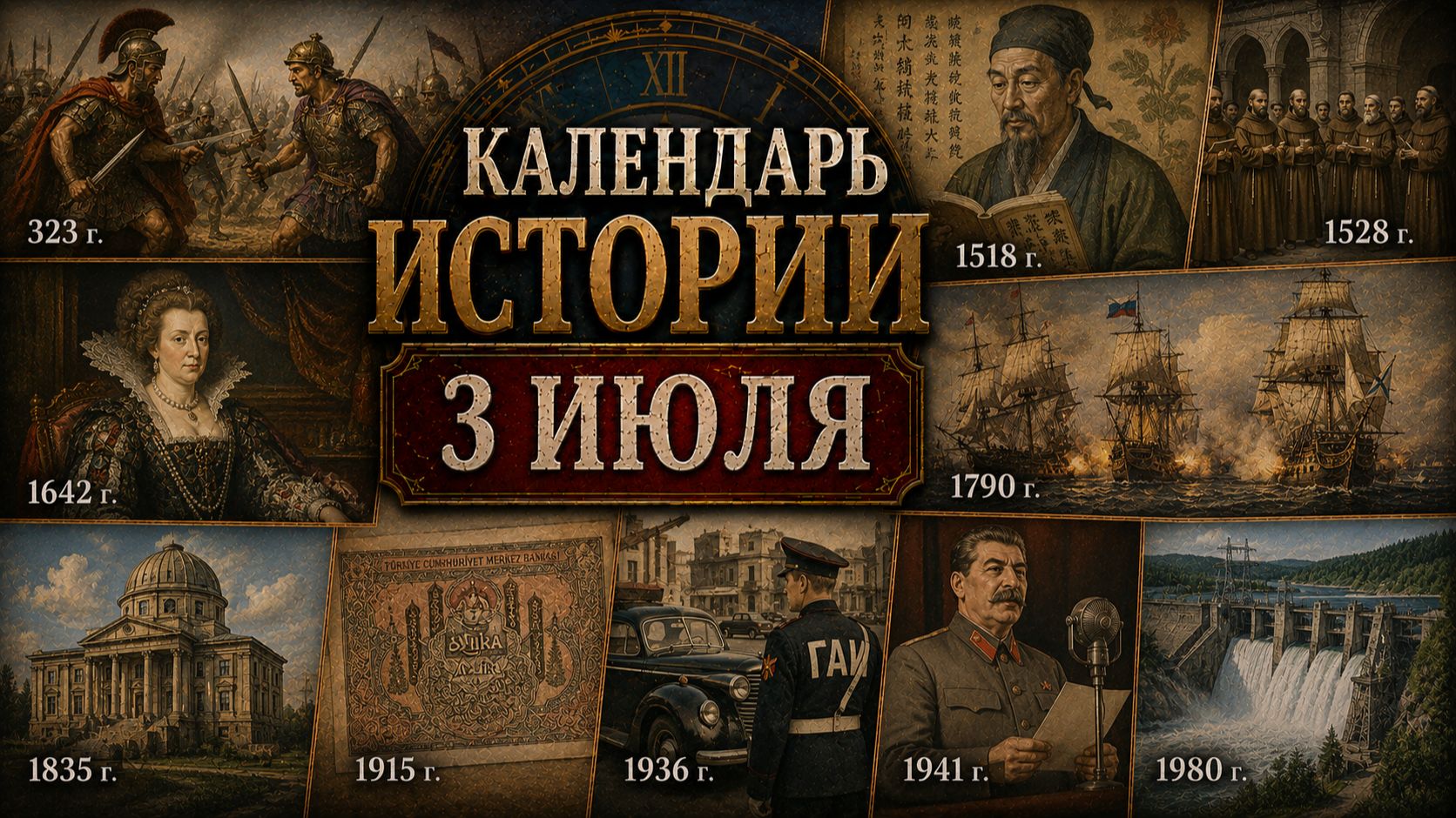 КАЛЕНДАРЬ ИСТОРИИ 3 ИЮЛЯ