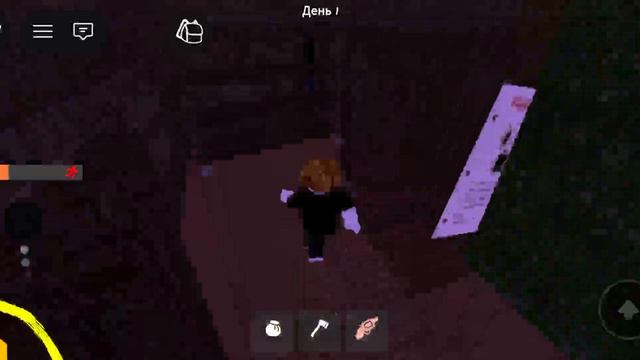 Играем в 99 ночей в лесу в Roblox| тупо умер