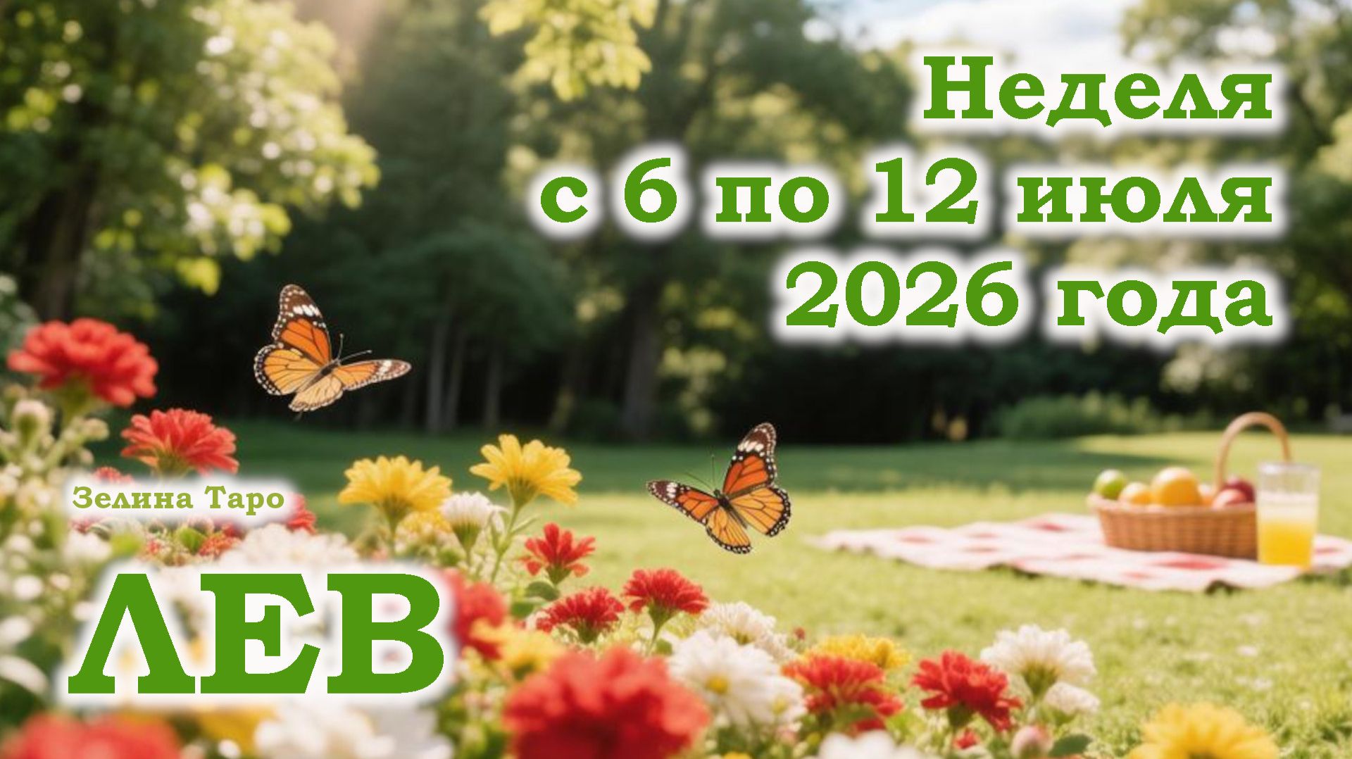 ЛЕВ | ТАРО прогноз на неделю с 6 по 12 июля 2026 года
