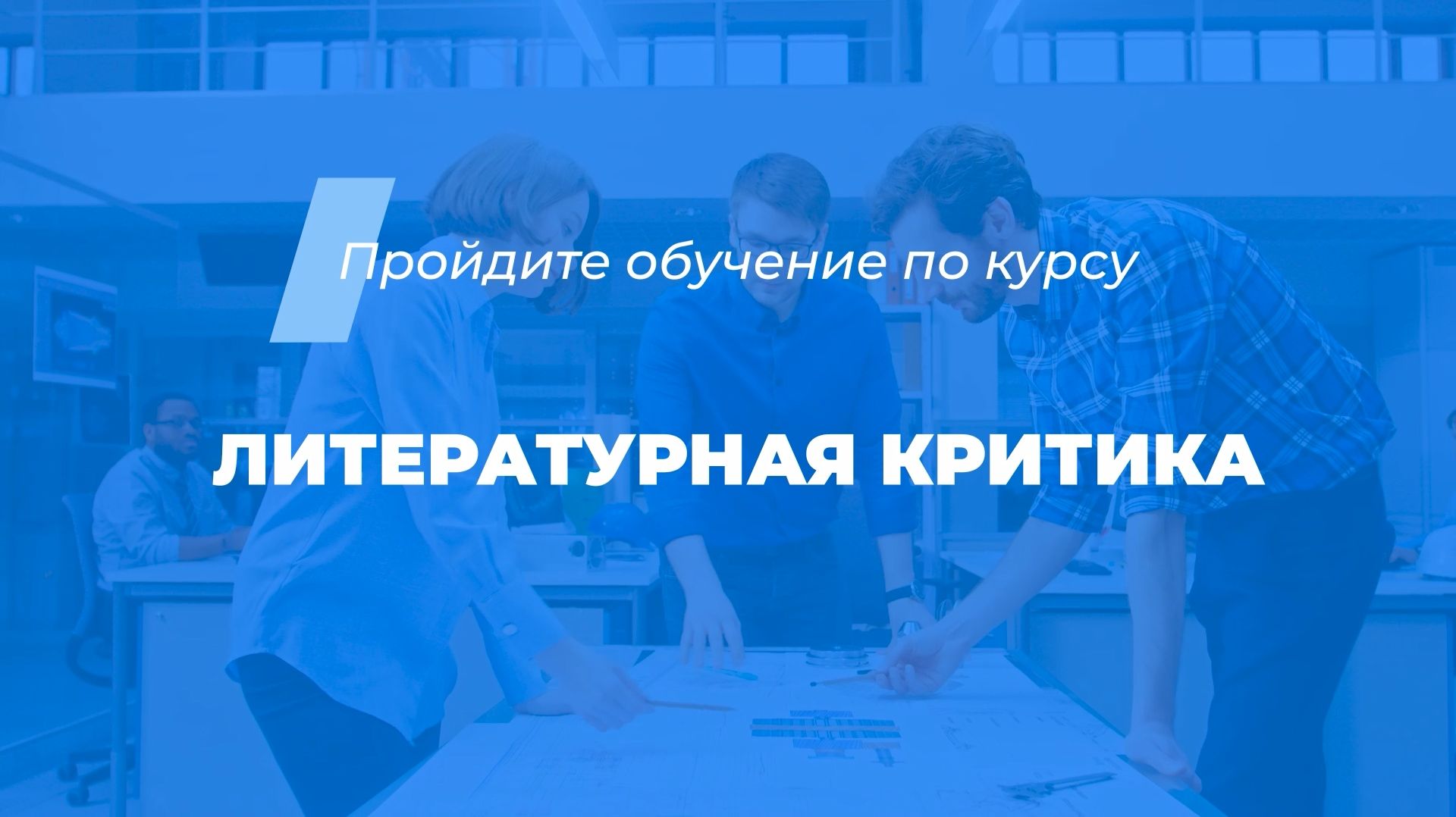 Интернет курс обучения «Литературная критика»