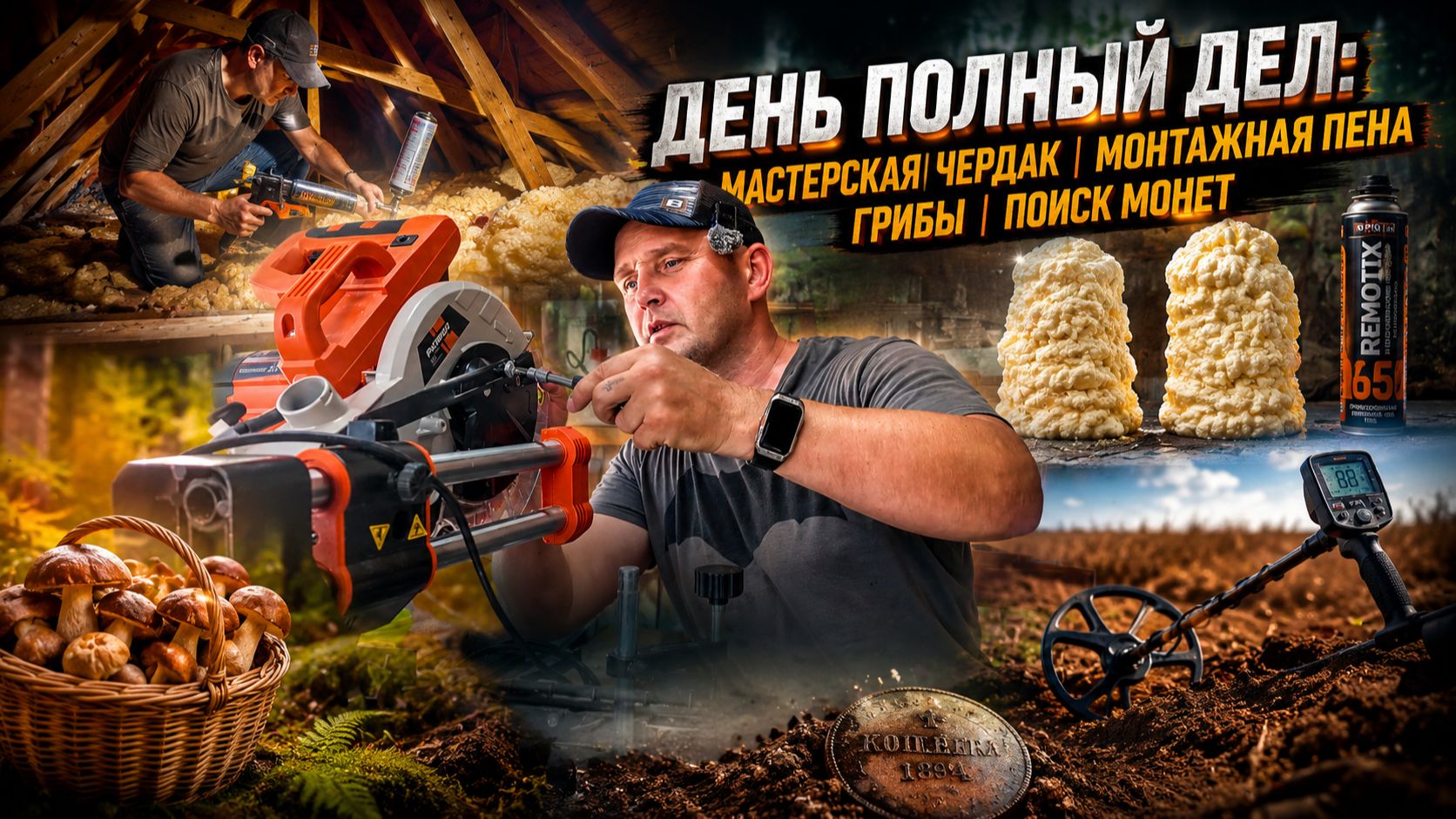 МЕНЯЮ ДИСК НА СТАНКЕ, УТЕПЛЯЮ ЧЕРДАК И ИЩУ СТАРИННЫЕ МОНЕТЫ