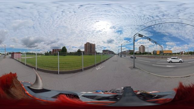 Бухареская улица (велодорожка) Видео 360 градусов 3.7.2026