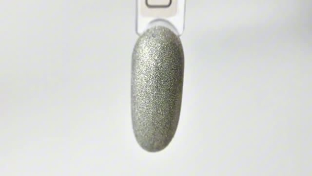 Выкраска: Гель–лак UNO №315 Голограммное серебро - Holographic Silver