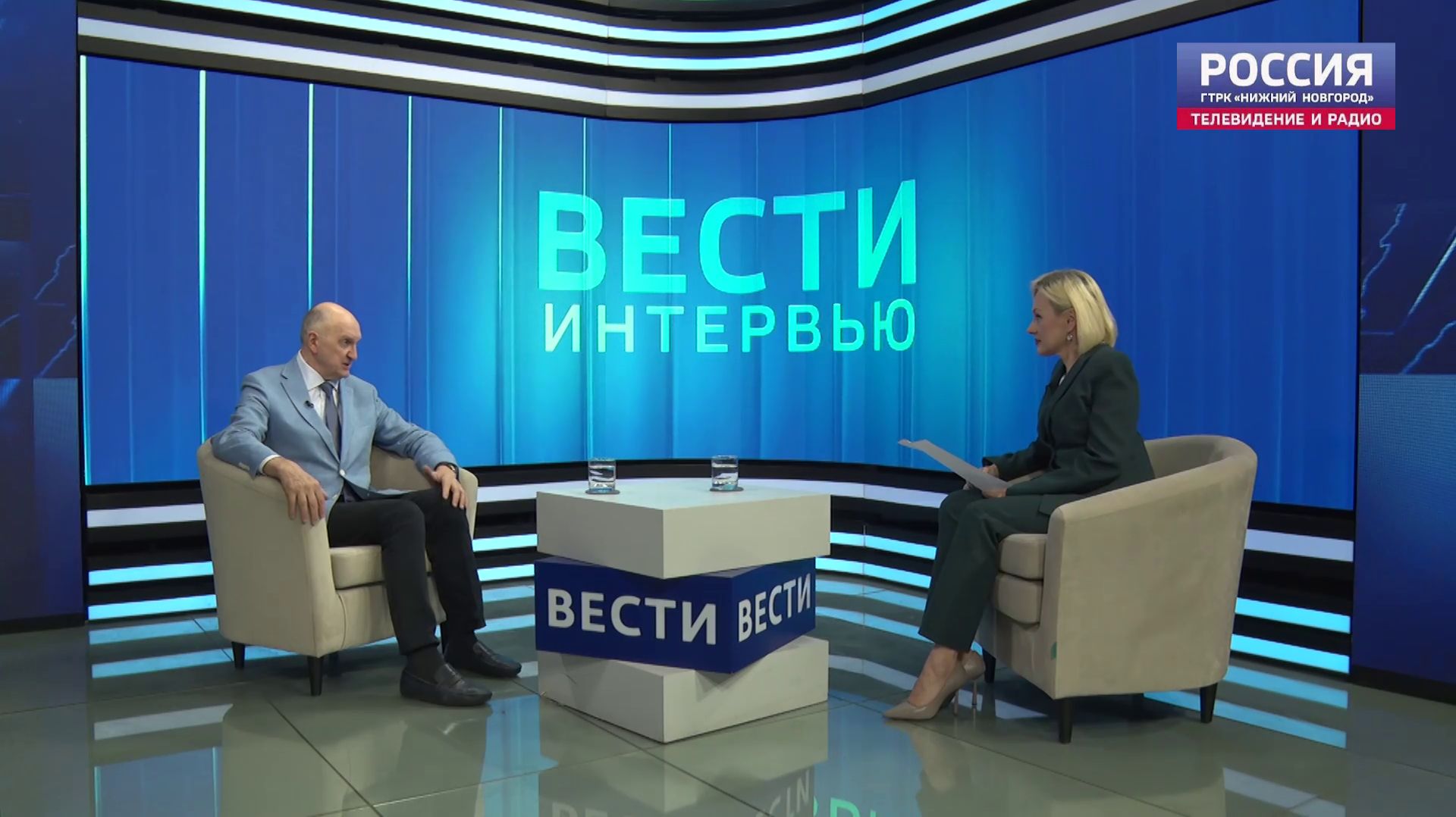 Вести-Интервью. Гость программы - Сергей Никитов