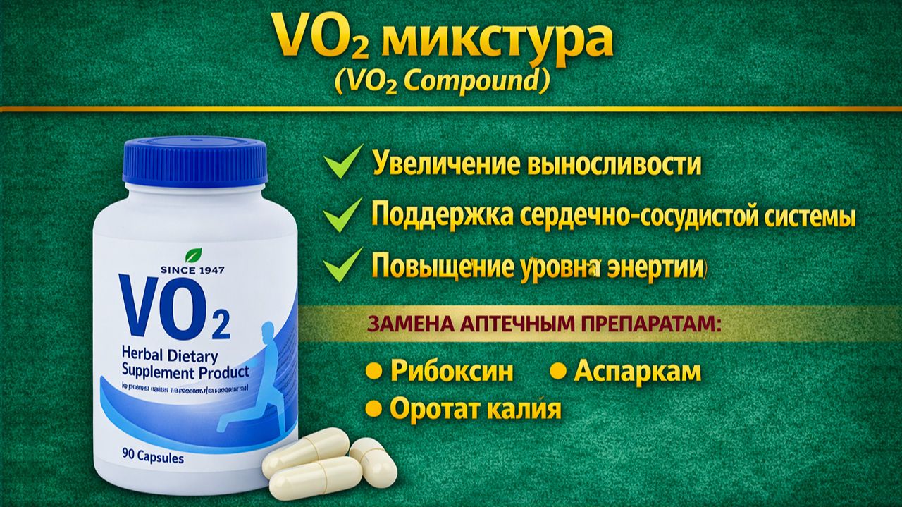 VO2 микстура - VO2 Compound капсулы
