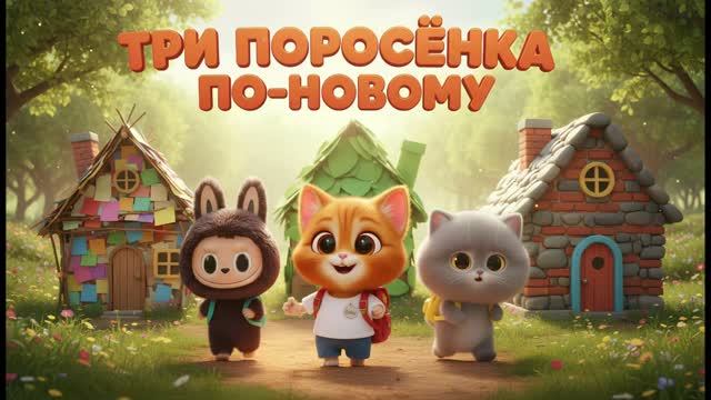 ТРИ ПОРОСЁНКА ПО-НОВОМУ МУЛЬТФИЛЬМ СОВРЕМЕННАЯ ВЕРСИЯ ЛЮБИМОЙ СКАЗКИ