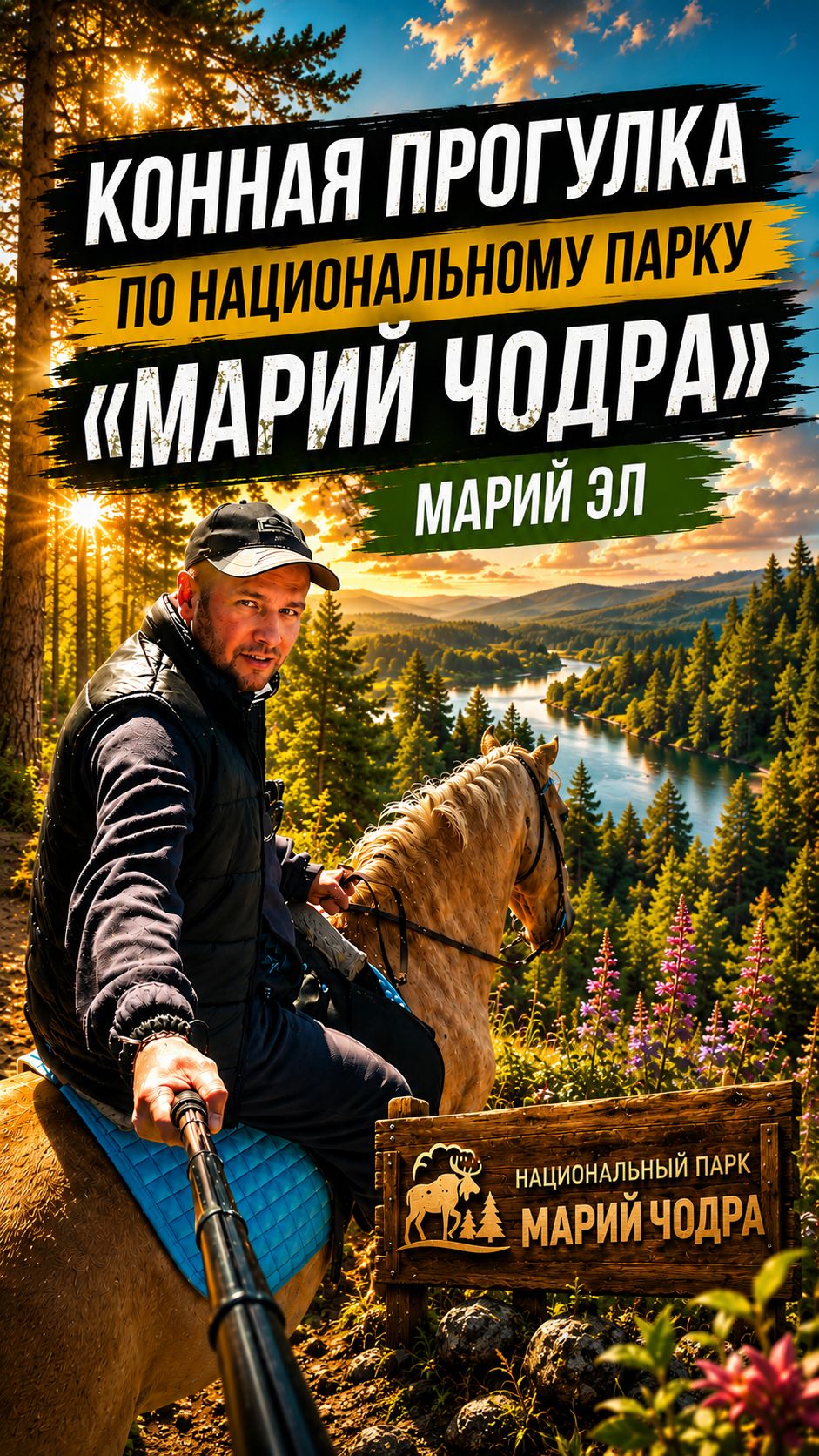 Конная прогулка по Марий Чодра Марий Эл