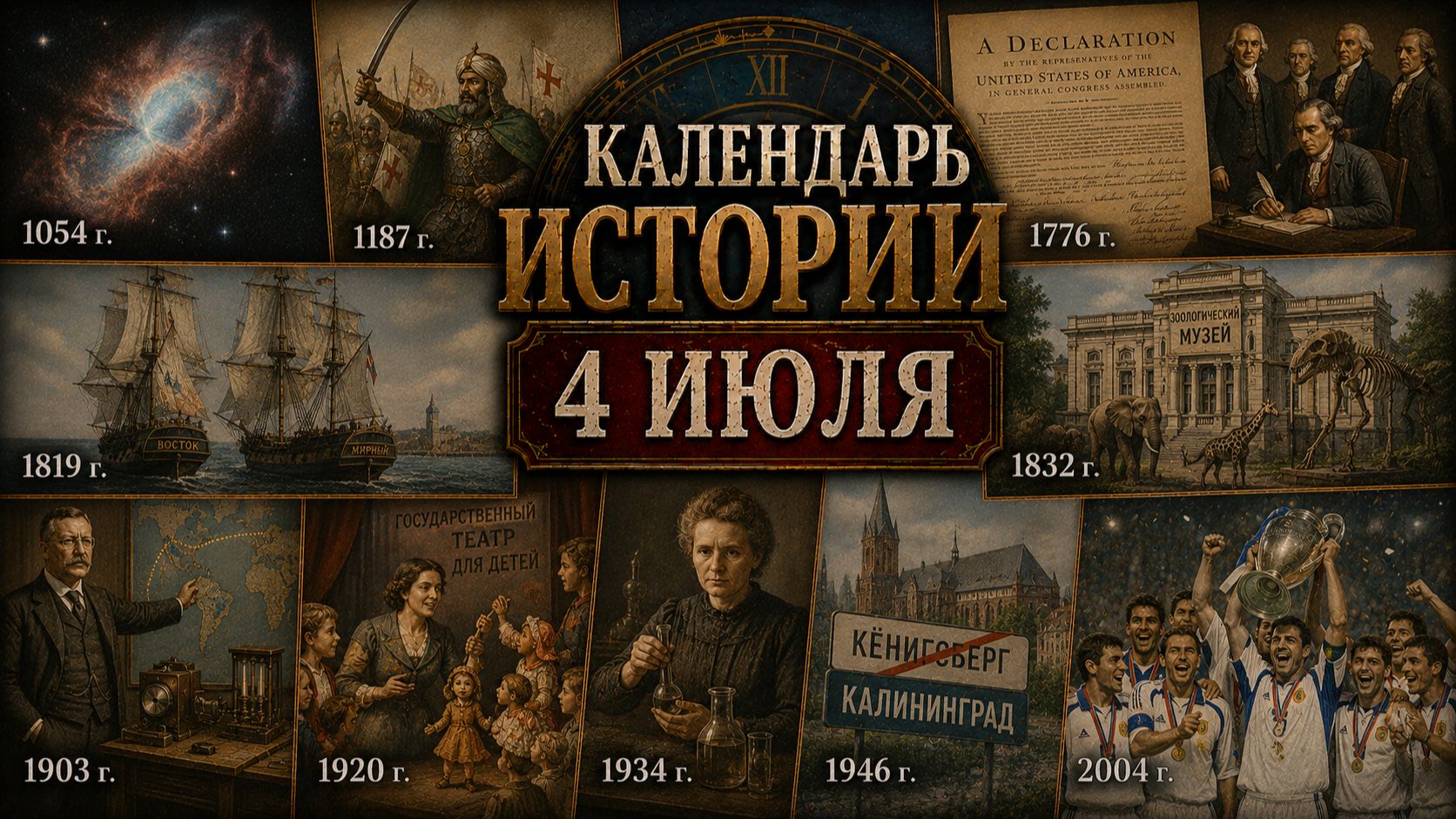 КАЛЕНДАРЬ ИСТОРИИ июль 2026