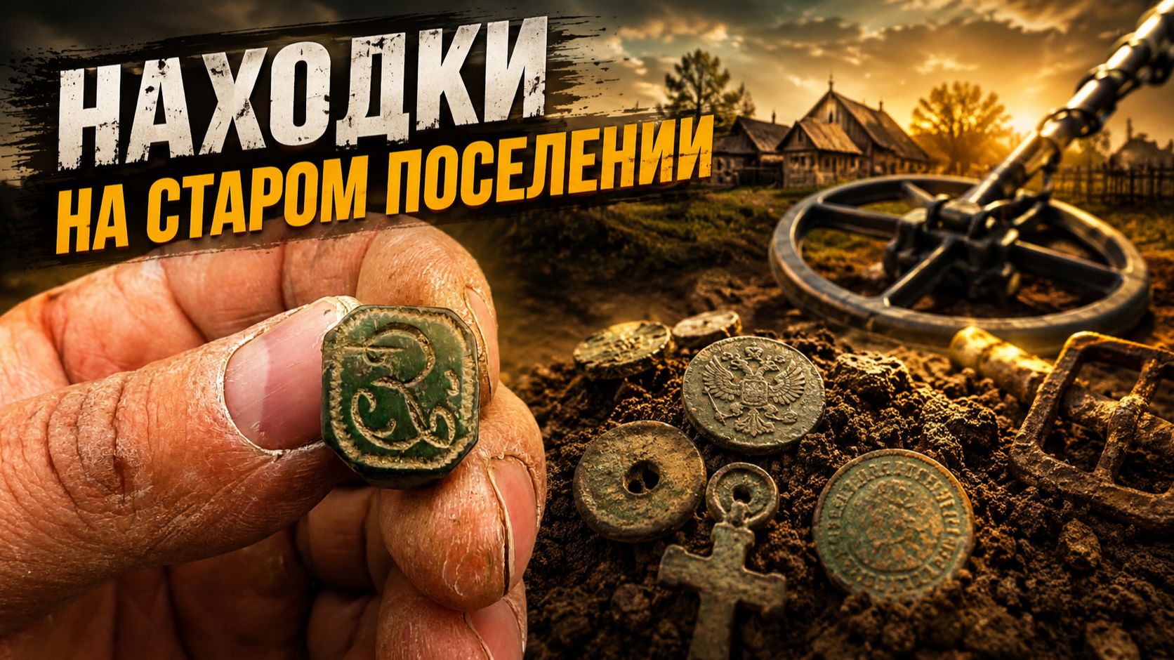 МЕТАЛЛОИСКАТЕЛЬ НА СТАРОМ ПОСЕЛЕНИИ. Что скрывала земля?