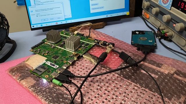 Матплата Asus X540SC заказ 0135729114-0034-1 - контрольный запуск.