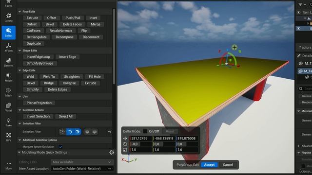 2 - Create and Edit Advanced Meshes