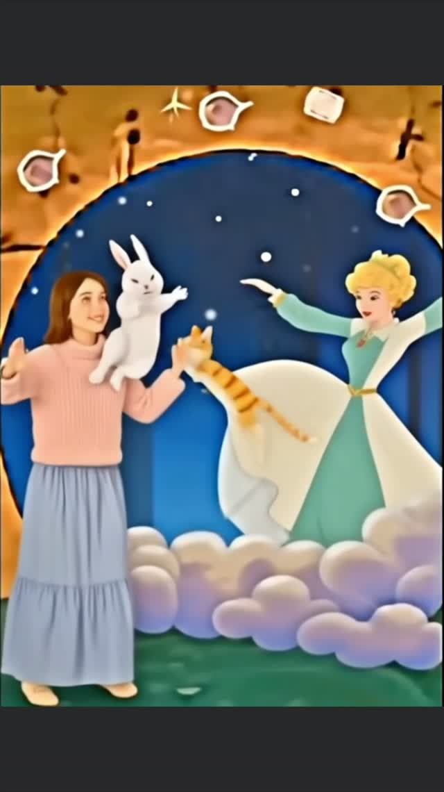 Коты и танцующие девушки)