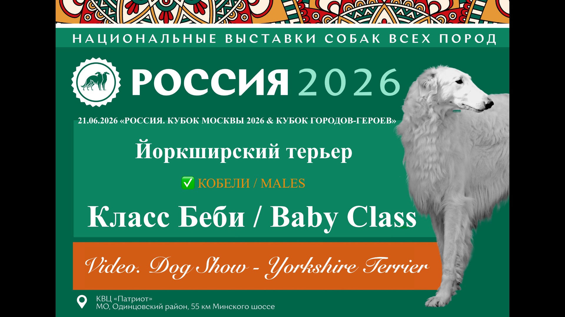 NDS «RUSSIA. MOSCOW CUP 2026» / Males / Baby Class