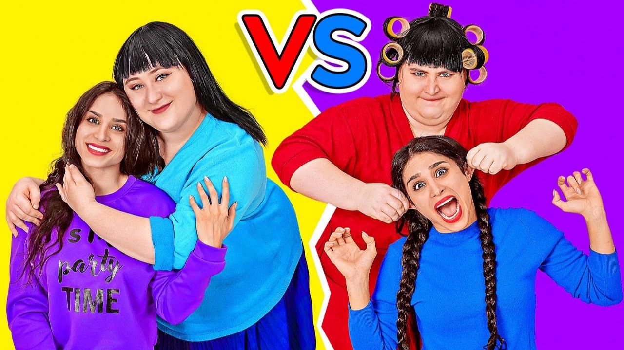 СМЕШНЫЕ СИТУАЦИИ С МАМОЙ ## Моя мама vs. ваша мама# истории из жизни от 123 GO!