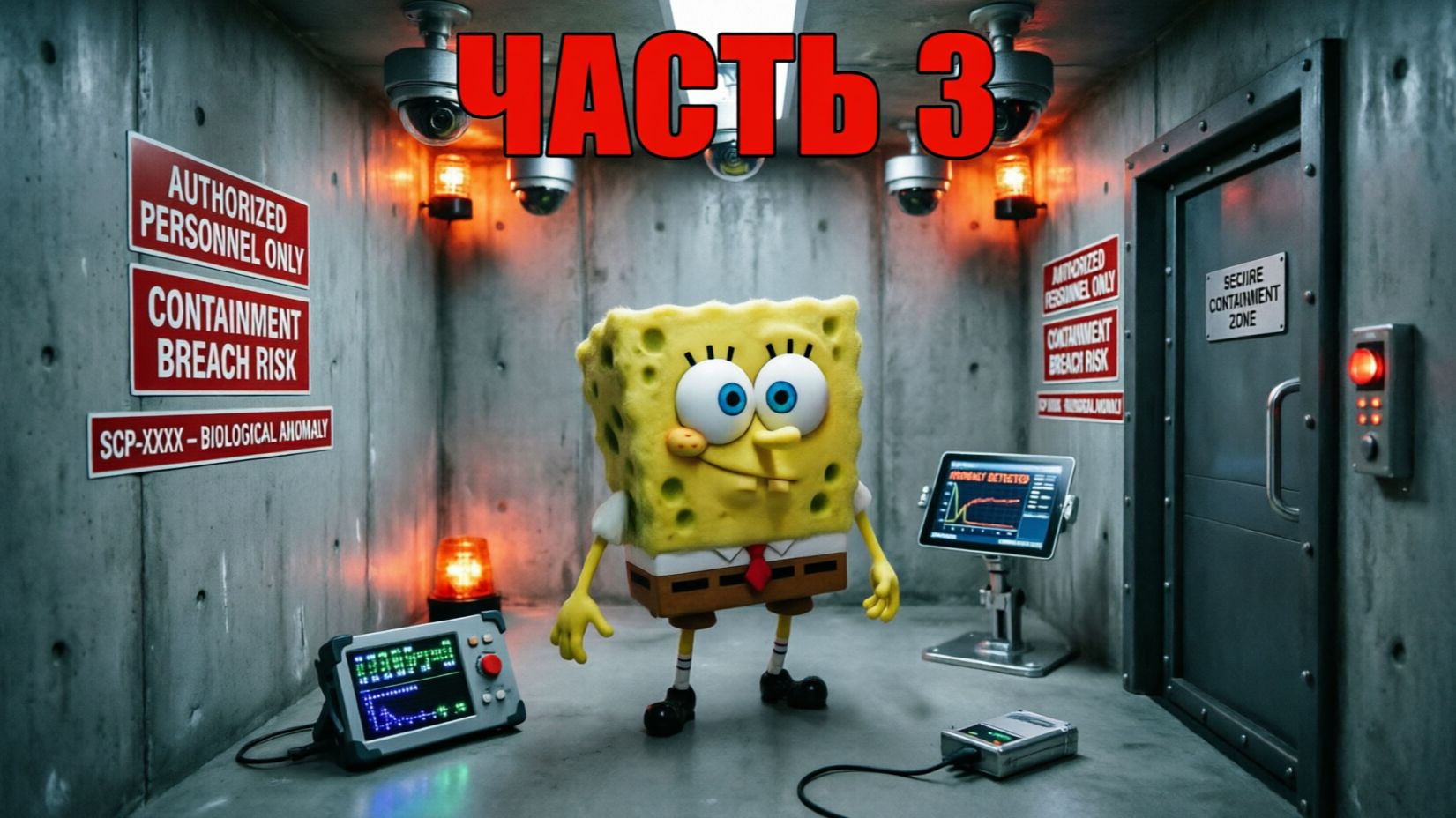 Я приехал в больницу но Doodlebob меня нашёл...