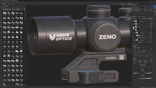 UWT2_AR15_SCOPE_EP006_DetailPass_Lenses_Reticle_WearAndTear