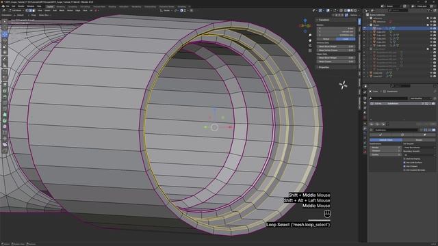 UWT2_AR15_SCOPE_EP002_ScopeBody_HighPolyPrep_TriangleDetails