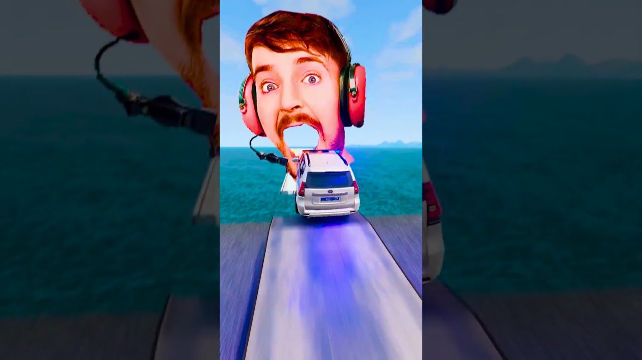 Внук и Дед - Побег от ПОЛИЦИИ в beamng в Бименджи драйв