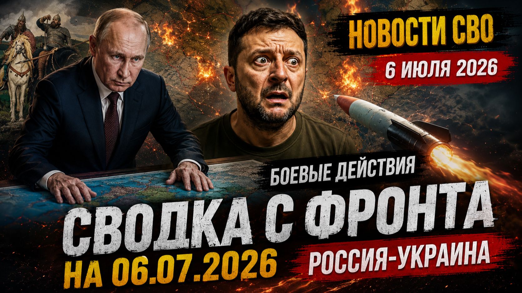 Новости СВО на сегодня 6 июля. Боевые действия. Сводка с фронта на 06.07.2026. Россия-Украина