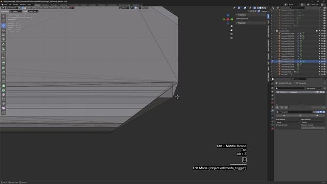 UWT2_AR15_HOLO_EP003_HighPolyCreaseSetup_UVUnwrapping_Start