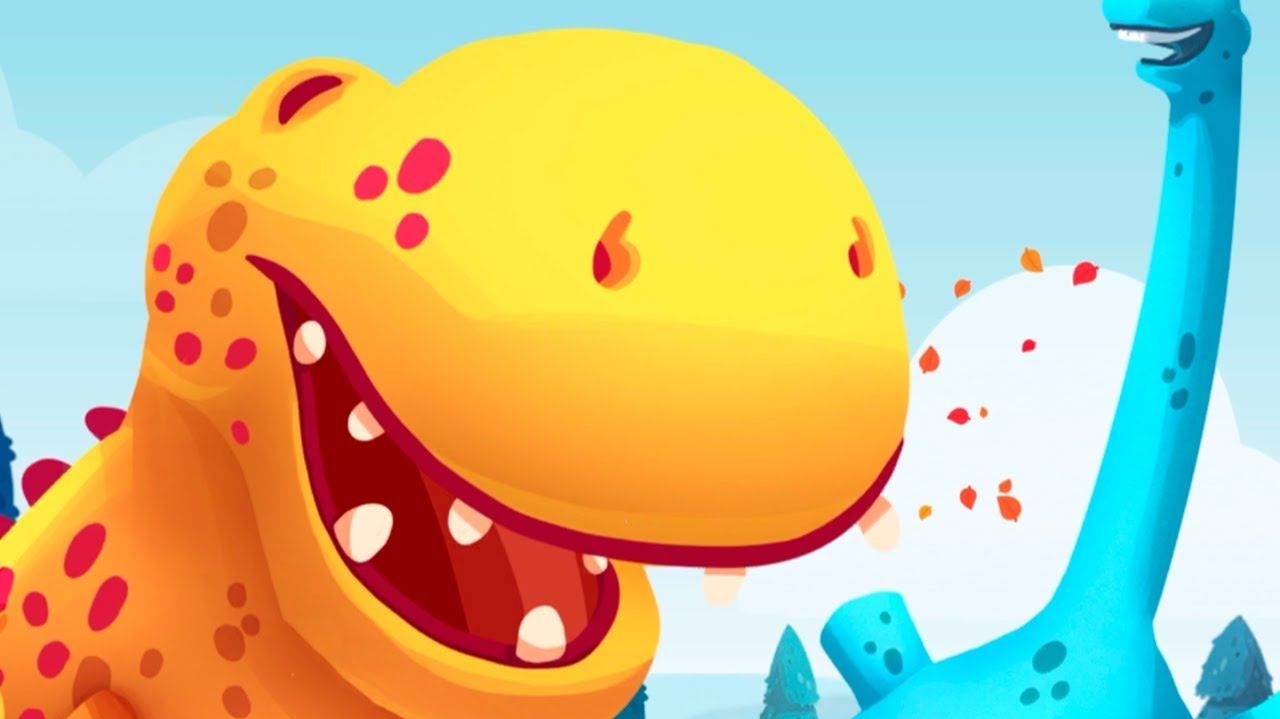смотреть Динозавры  🦕 💪 Атака Троглодитов  веселые Видео для детей игровые мультики