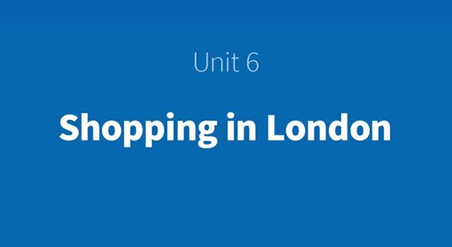Insight A1 2ed Culture Unit 6: Shopping in London